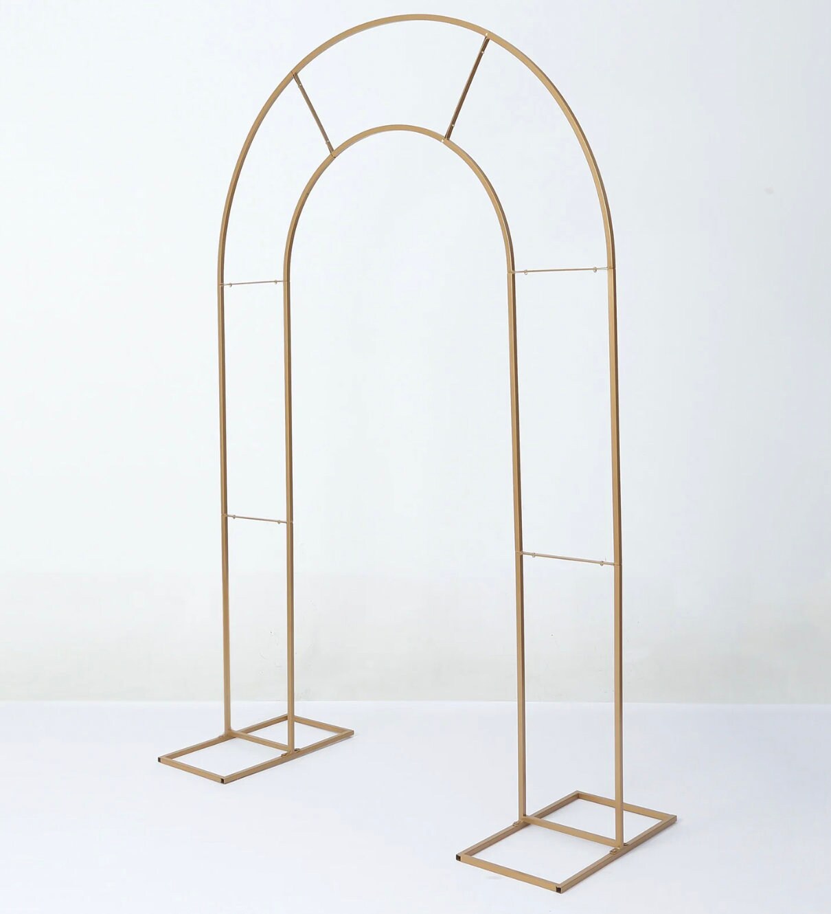 8 FT. Sequin Gold Wedding Arch Cover Backdrop - ELAN BAZAAR